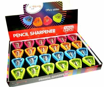 Точилка Yalong BК-121/ВК-723 треугольная с нак цв. асс.