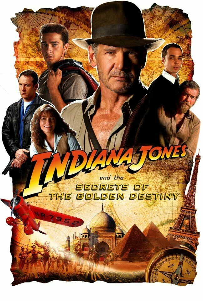 Плакат, постер Индиана Джонс/Indiana Jones на холсте, размер 21х30см