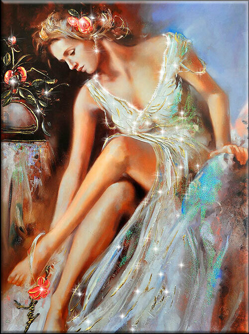 Картина «Женщина Весна» (плекси арт) 70x100см.