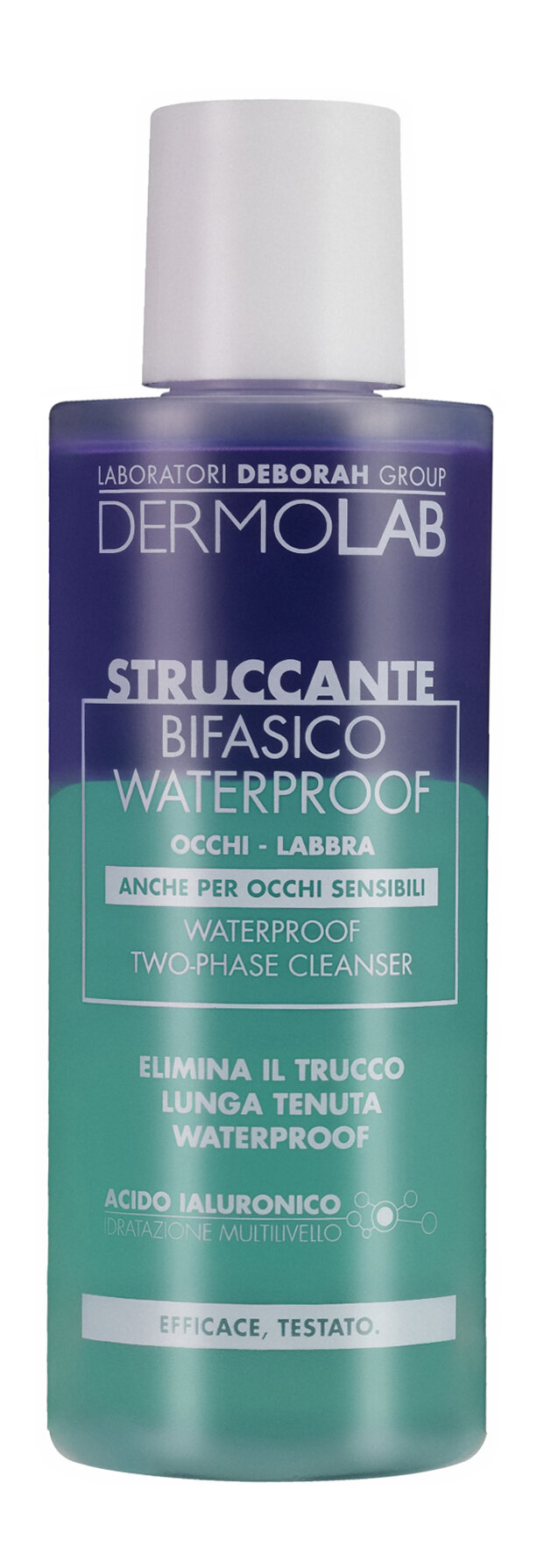 DERMOLAB Средство для снятия водостойкого макияжа Waterproof Two-Phase Cleanser, 150 мл