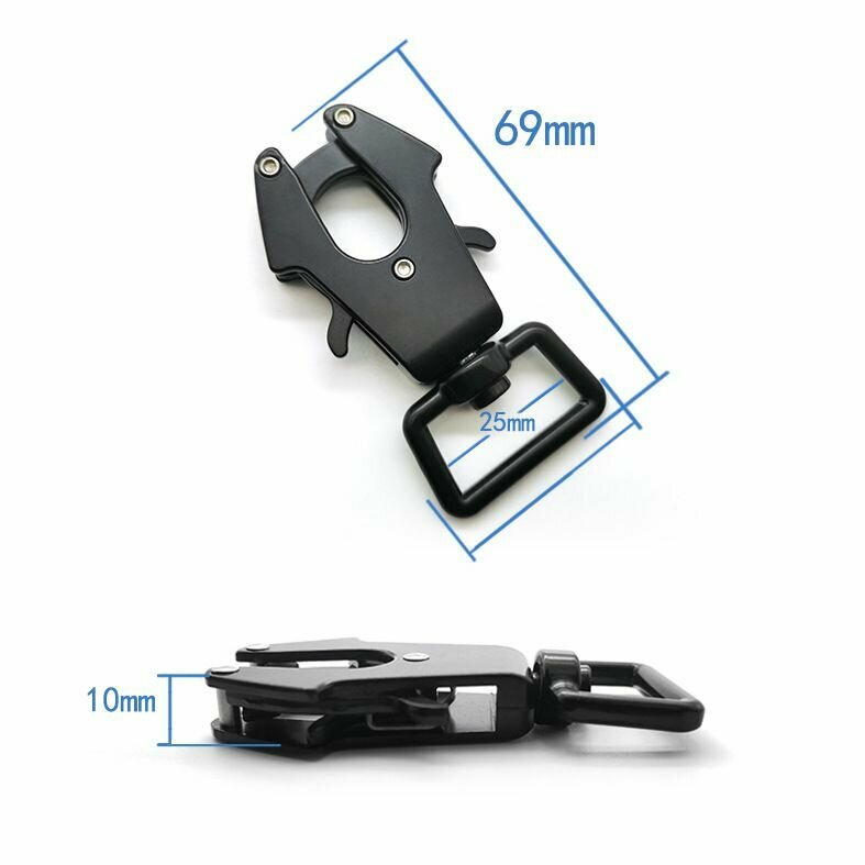 Карабин универсальный Frog самохват 25мм. для животных, туризма.