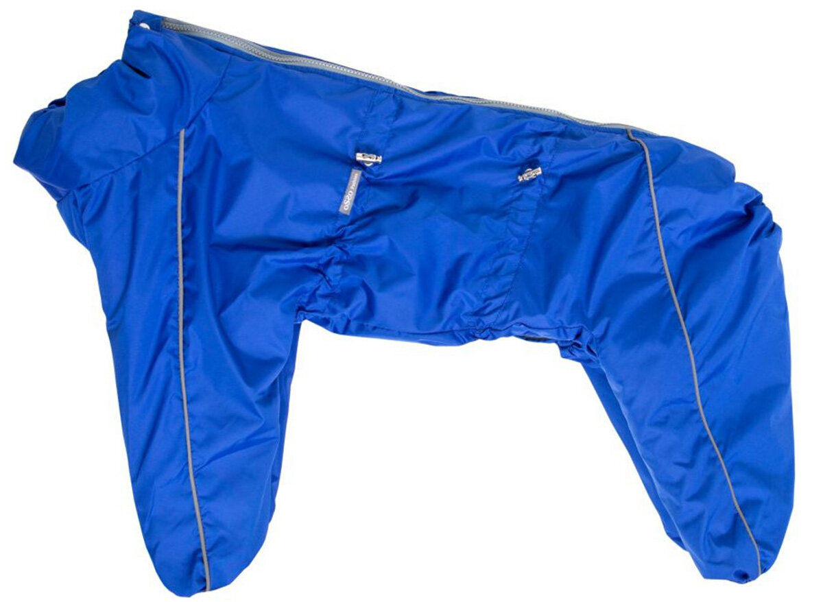 OSSO FASHION комбинезон зимний для собак средних и крупных пород синий для мальчиков (50-1)
