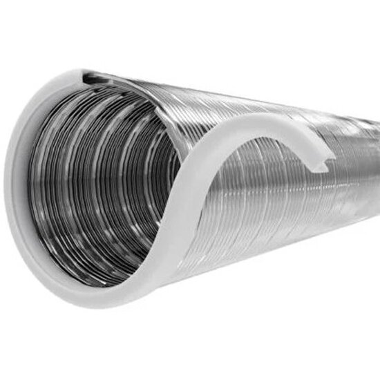 Воздуховод Era 12,5FD1,5 из нержавеющей стали, D125, L до 1,5 м