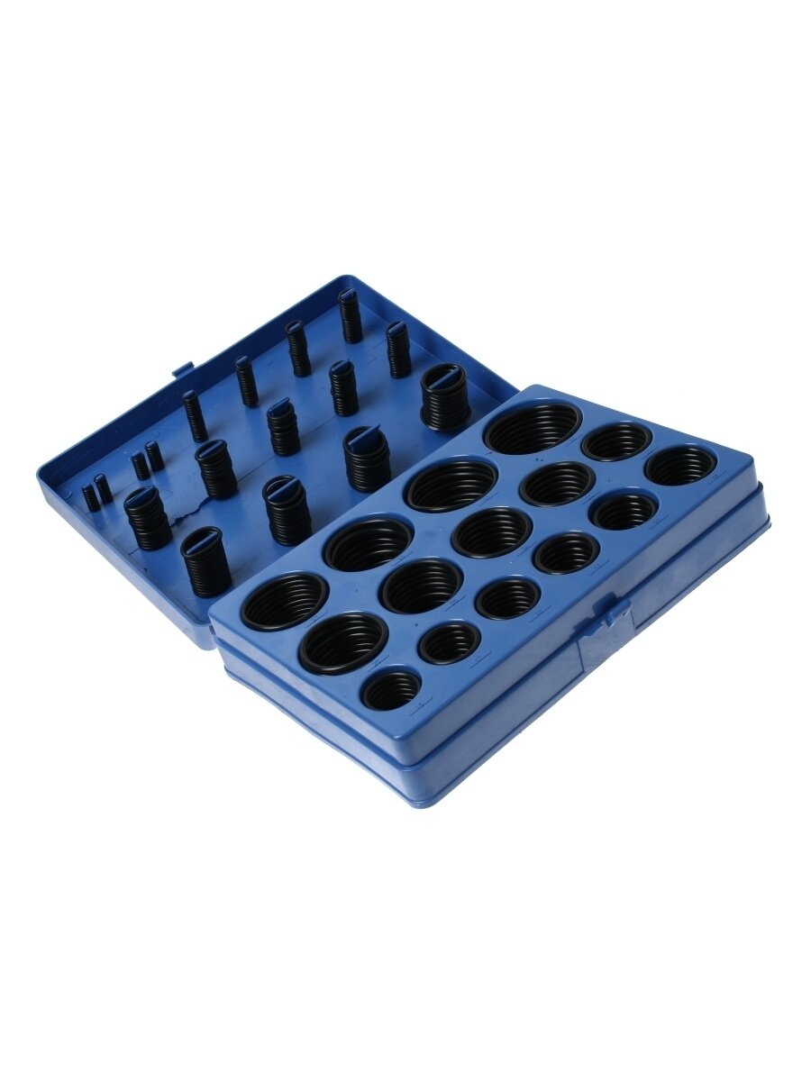 Набор уплотнительных колец 2.9-43.8мм, 382 шт (в синем кейсе)