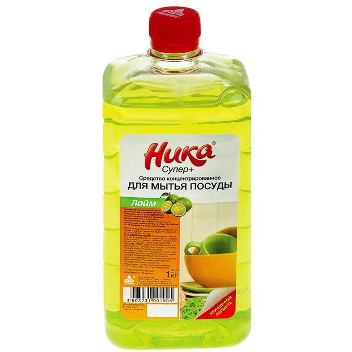 М/с для посуды НИКА Супер+ 1кг (концентрат)