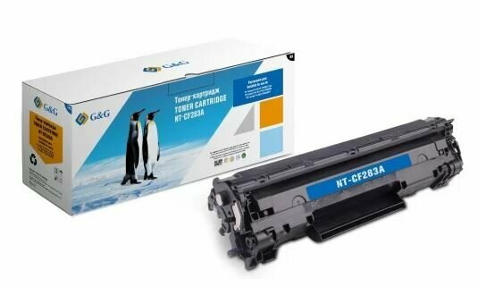 Картридж Cartridge G&G 83A для HP LJ M125/M127/M201/M225, with chip (1 500) (замена CF283A)