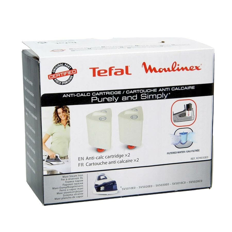 Картридж для парогенераторов Tefal Purely & Simply, 2 шт (XD9030E0) — фото 1