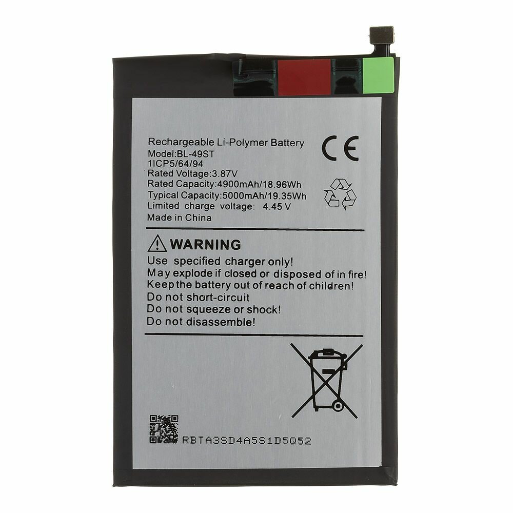 АКБ Tecno Spark 10 4G/10 Pro/10C (BL-49ST) 100% Filling Capacity