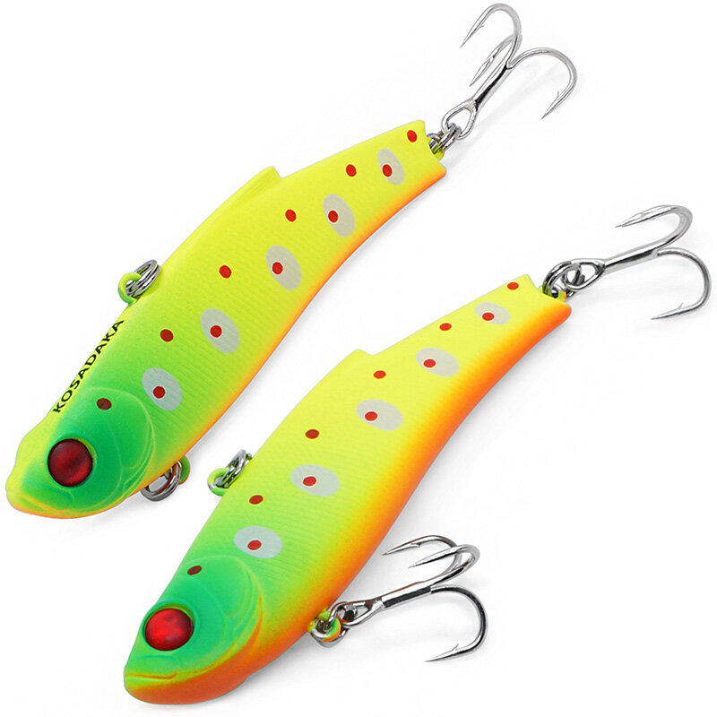 Воблер виб Kosadaka Range 70S, тонущ, 70мм, 15г, цв. GYD