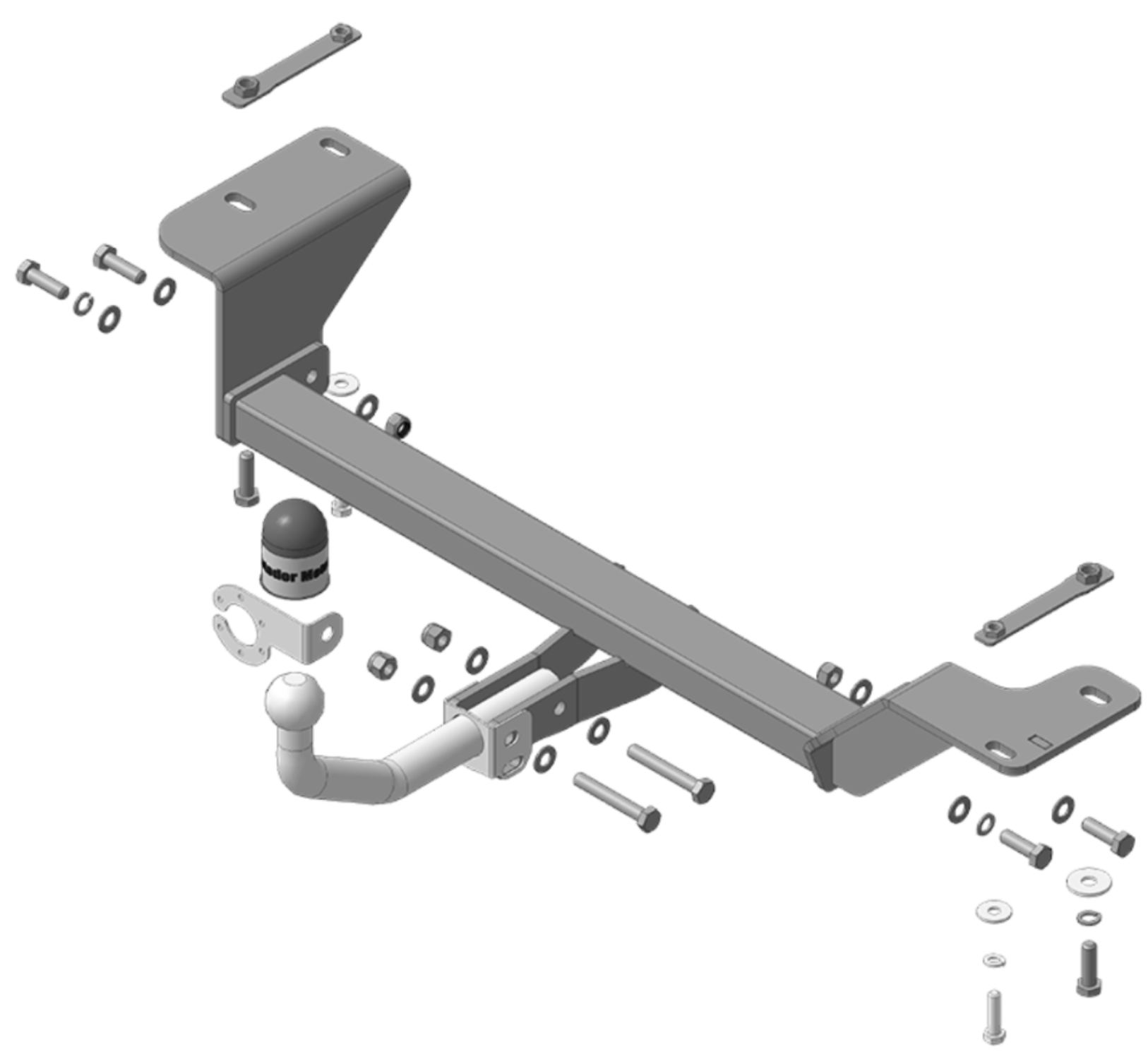Фаркоп (тягово-сцепное устройство) Motodor на Москвич 3 2022-2023