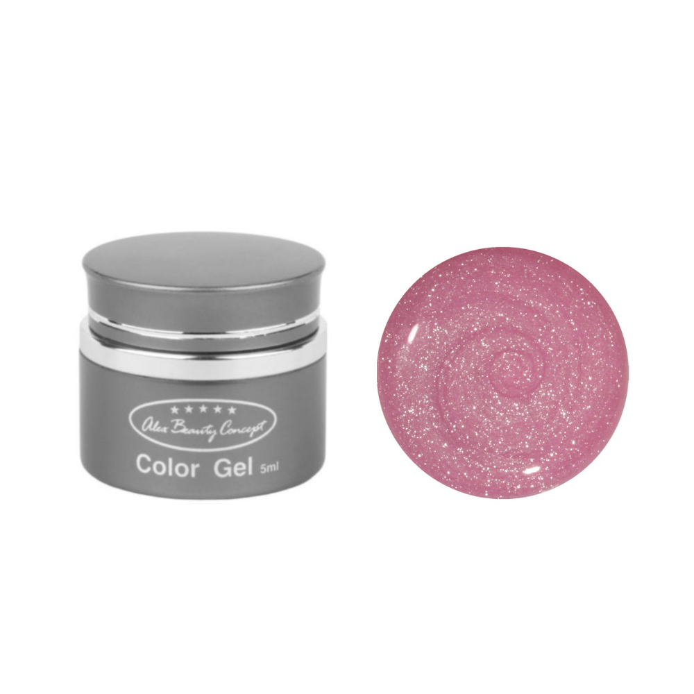 Alex Beauty Concept Гель для ногтей Srardust "Звездная пыль", 5 мл, цвет розовый 60053