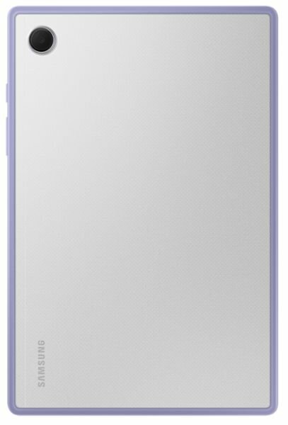 Чехол Samsung Clear Edge Cover для планшета Galaxy Tab A8 (EF-QX200TVEGRU) Прозрачный/фиолетовый
