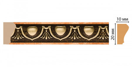 Молдинг Decomaster 103D-57 В20хШ10хД2400 мм / Декомастер.