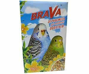Корм для волнистых попугаев brava витамин 500г