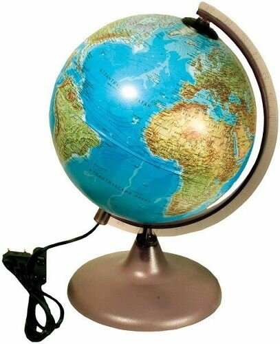 Глобус ORION 20 см Географический с подсветкой Италия RUSSO 1/12