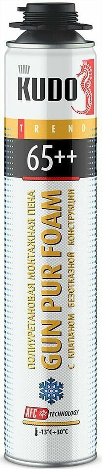 Кудо Тренд 65++ пена монтажная зимняя (1л)