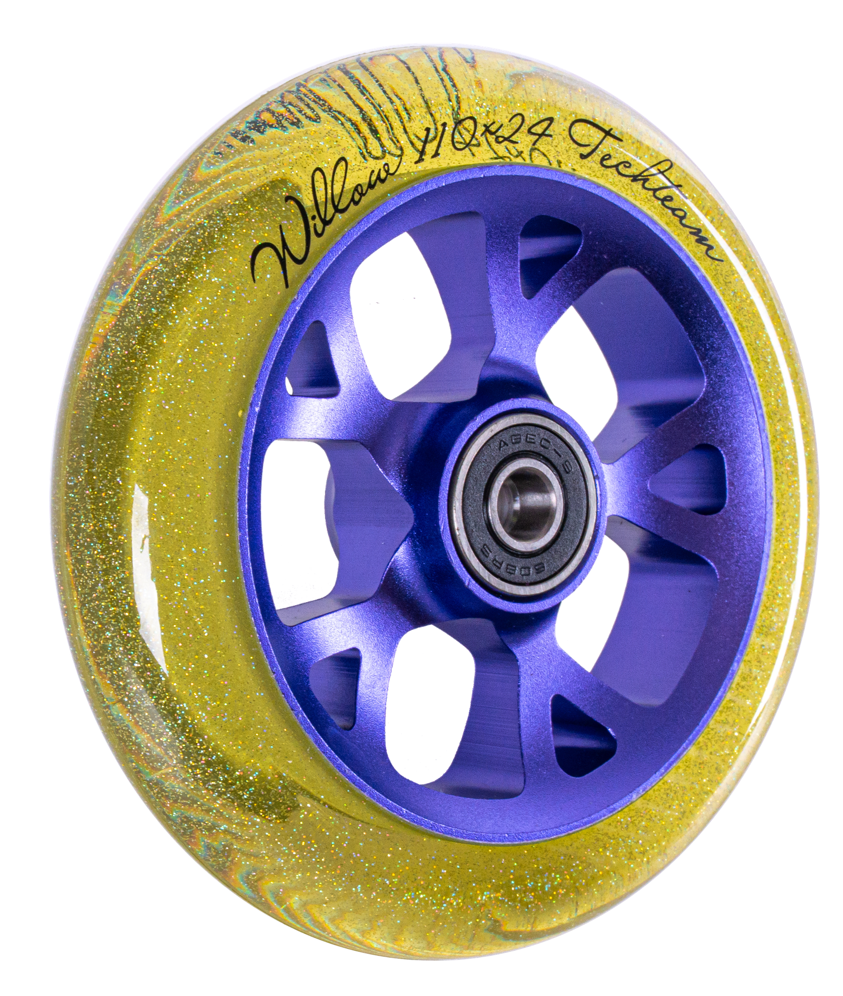 Колесо для трюкового самоката TechTeam X-Treme 110*24мм, Willow, yellow