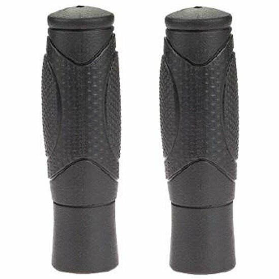 Грипсы Vinca Sport резиновые 135мм, закрытый конец, можно обрезать длину, чёрные