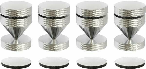 Демпферы с пятаками Dynavox 205049 silver