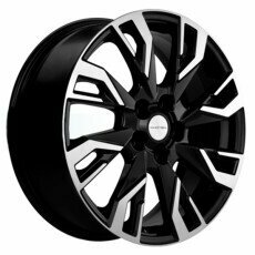 Литой колесный диск Khomen Wheels KHW1809 7x18/5x114.3 D67.1 ET38 Black FP