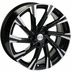 Литой колесный диск Khomen Wheels KHW1901 7.5x19/5x112 D57.1 ET43 Black FP