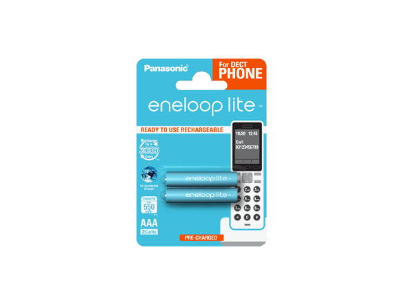 Аккумулятор Eneloop Lite (BK-4LCCE/2DE), АAA, 550mAh, 2шт блистер
