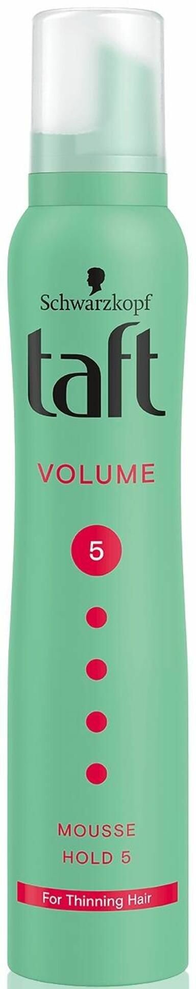 Пенка/мусс Schwarzkopf Taft Volume для тонких волос с экстрактом бамбука и пантенолом 150 мл (из Финляндии)