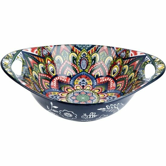 Салатник Nouvelle "Arabesque" 600 мл. с ручками 0860090