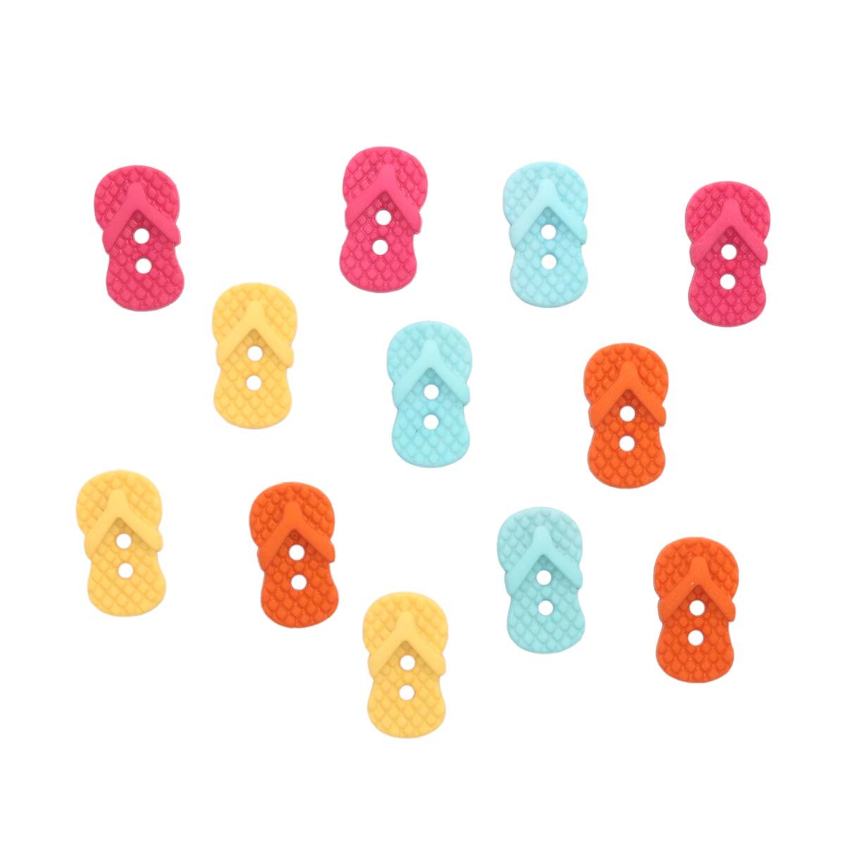 Пуговицы фигурные декоративные Dress It Up 'Симпатичные вьетнамки', пластик, 16 шт