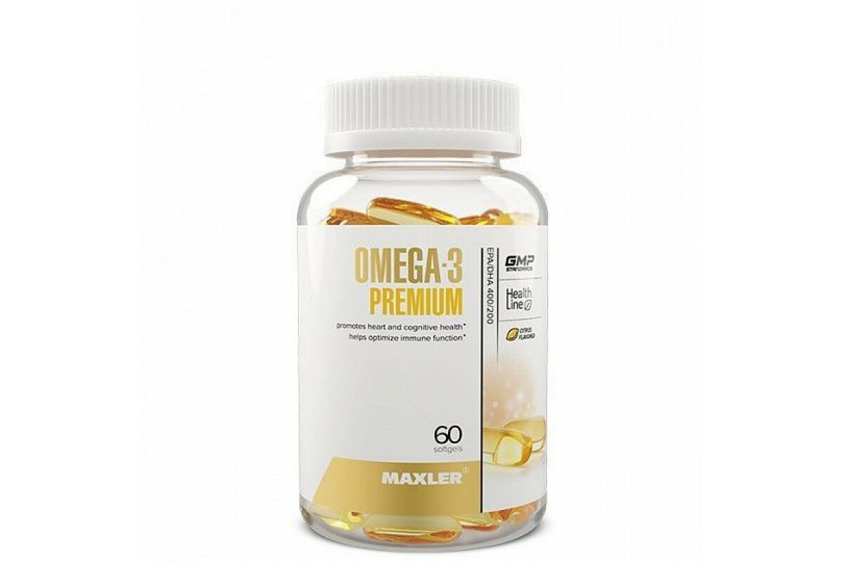 Maxler Omega 3 Premium капс, 60 шт.
