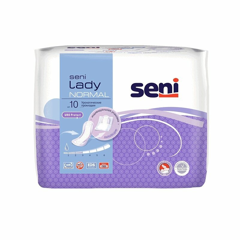Сени Леди Прокладки Урологические Впитывающие Нормал №10