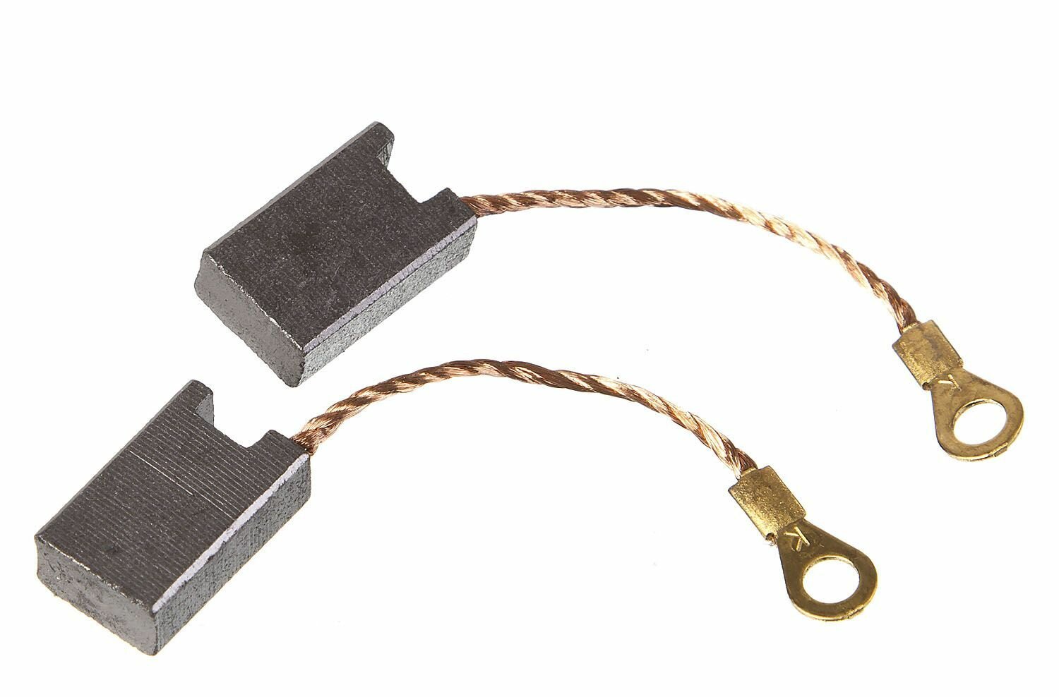 Щетки угольные 7*12*19мм(2шт) поводок, клемма-кольцо ЗУБР УШМ-180-1800П z01