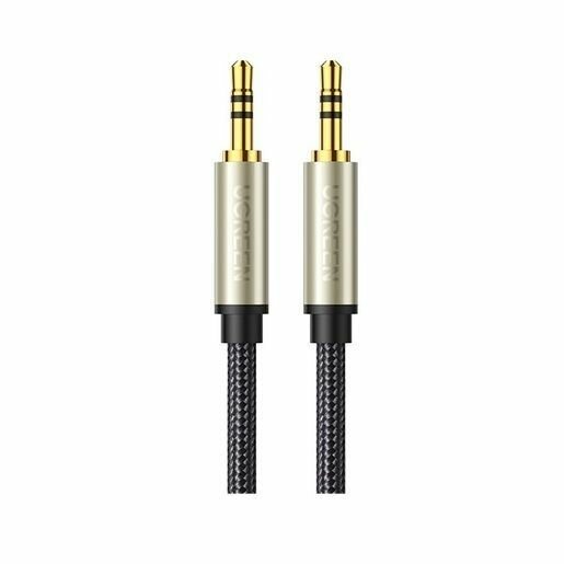 Кабель UGREEN AV125 (10602_) 3.5mm Audio Cable Net Braid. Длина: 1 м. Цвет: серый