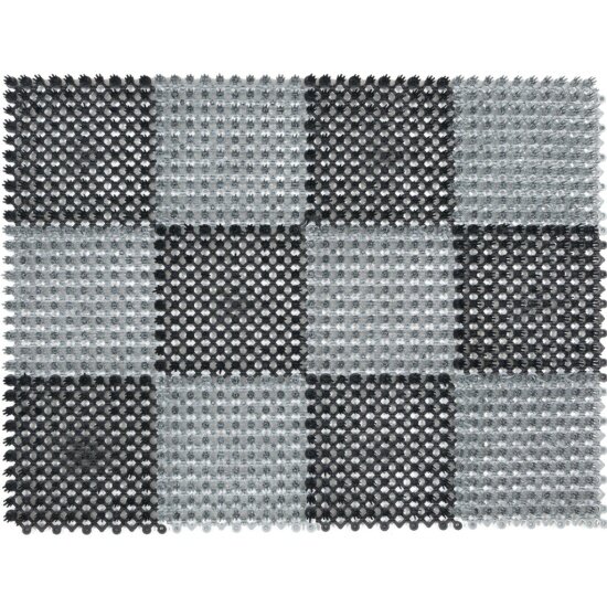 Коврик Sunstep травка 42х56 см, черно-серый