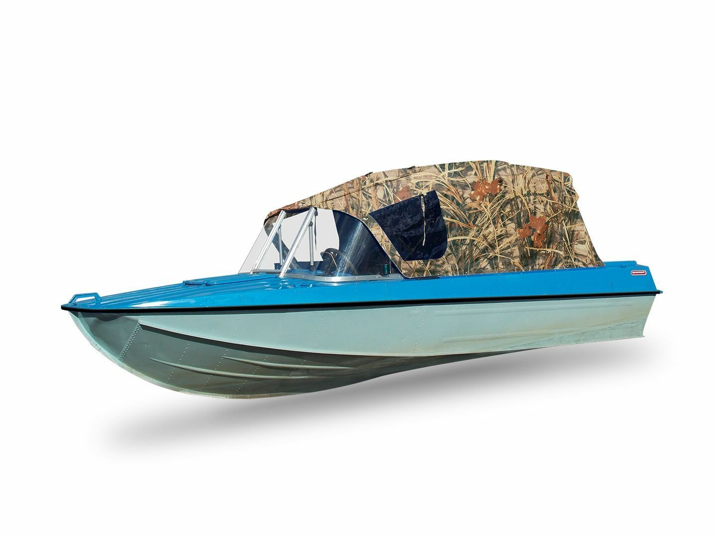 Казанка 5М2,3,4. Стекло с калиткой, тент, дуги, крепление. Комплект