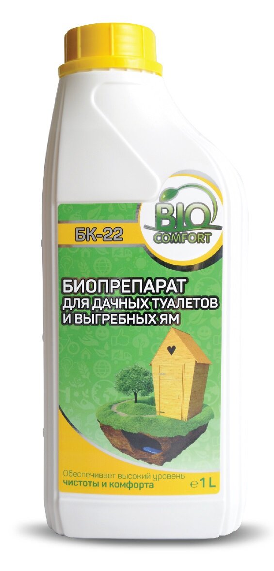 Средство для дачных туалетов биосептик БК-22 1 л