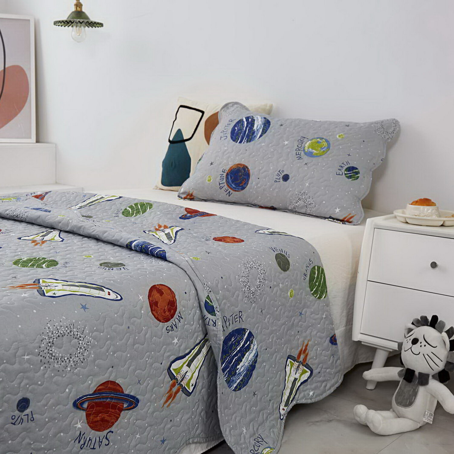 Покрывало Sofi De Marko Magic, 160x220, стеганое, хлопок 70%/вискоза 30%, 50x70 см