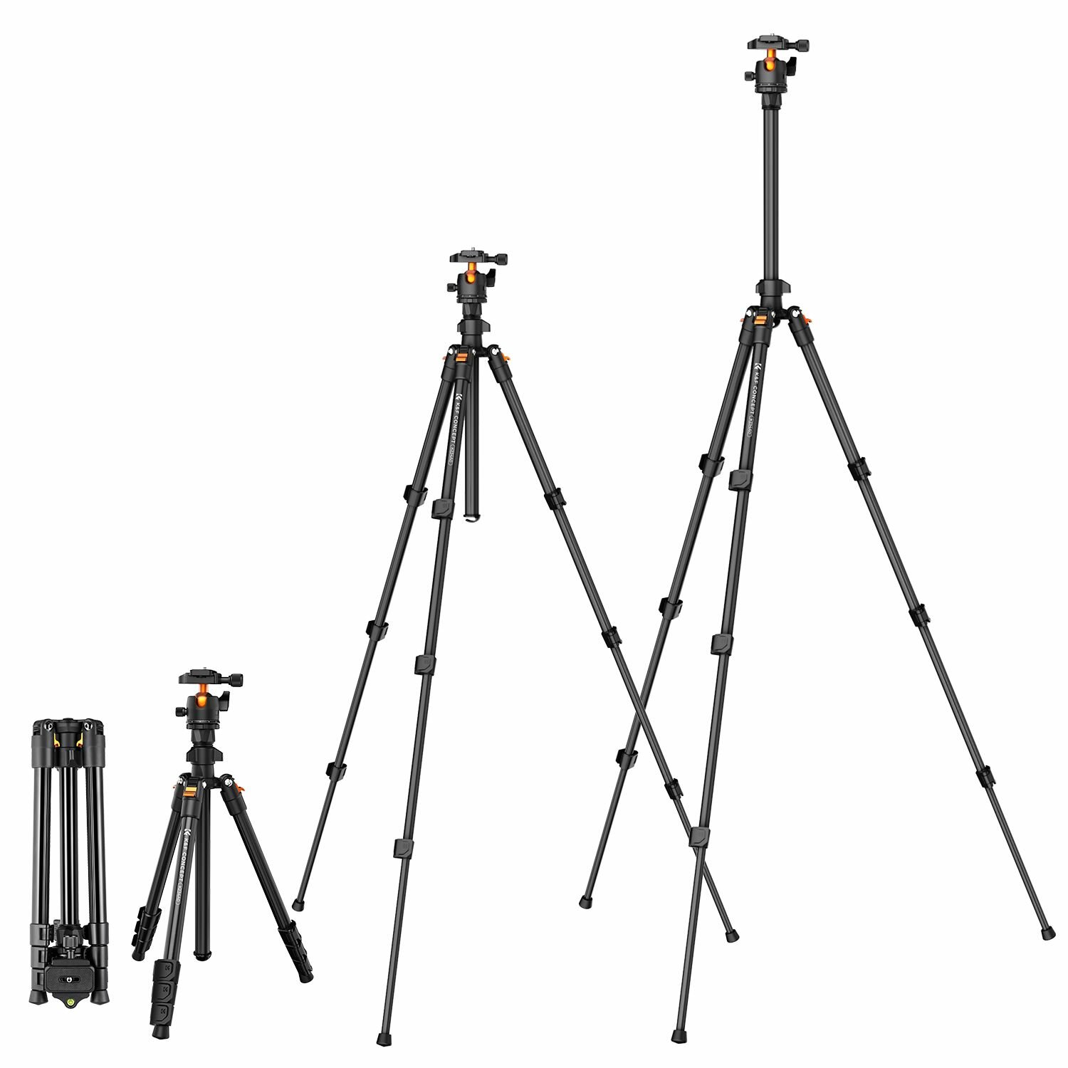 Легкий штатив трипод для камеры с держателем для телефона K&F Concept KF09.101v1(K234A0+BH-28L)