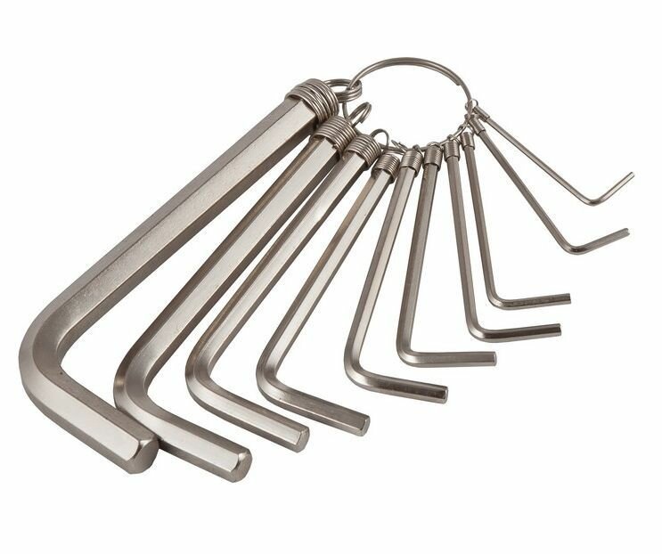 Набор шестигранных ключей X-Pert 10 предметов: от 1,5 до 10 мм