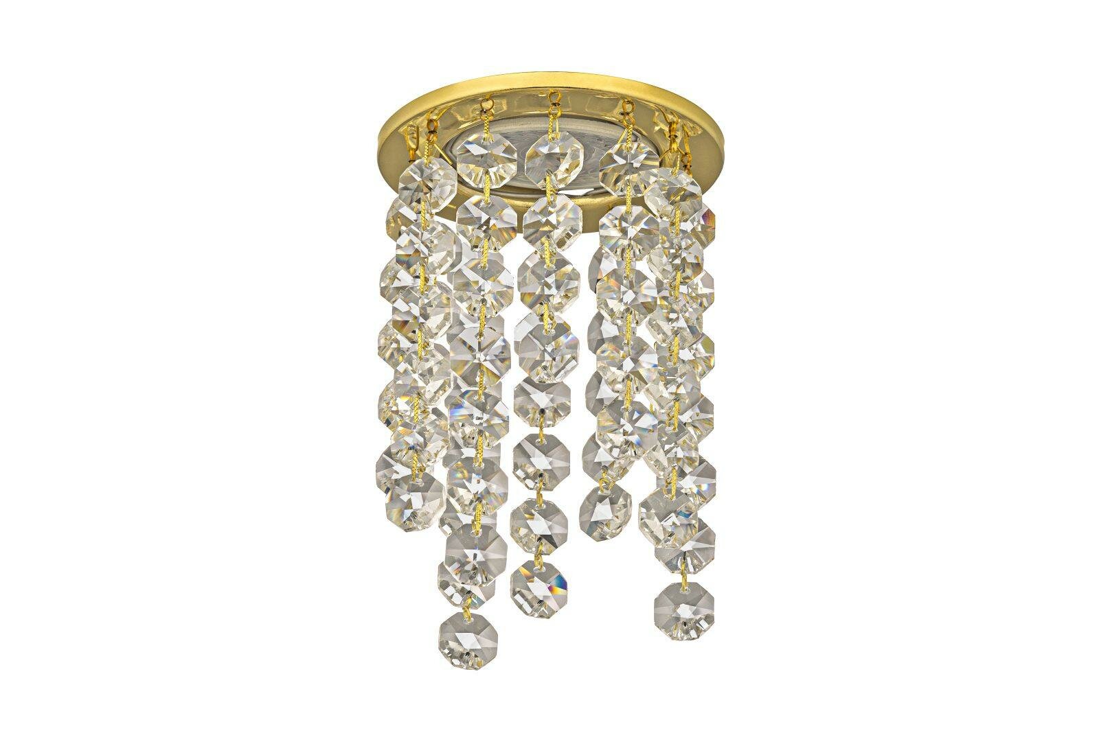 Встраиваемый хрустальный светильник Dio D'Arte Osimo GU10.5.14.8.124 G