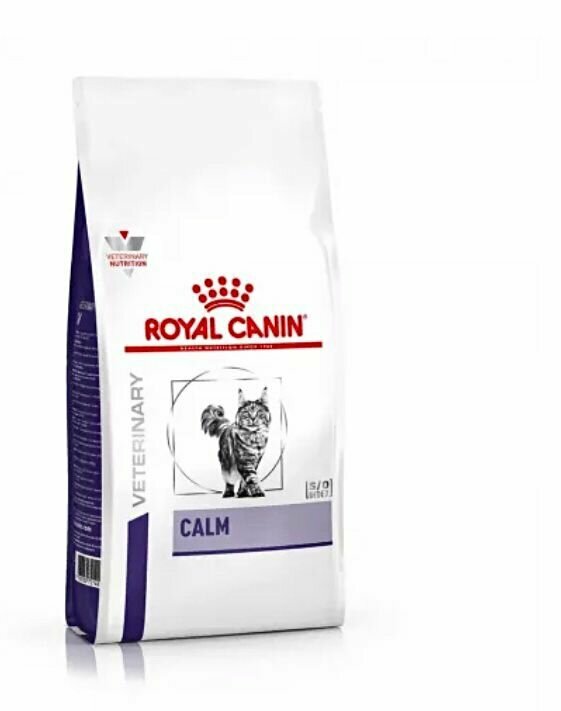 Сухой диетический корм Royal Canin Calm при стрессе у кошек в период восстановления после болезни 2кг.