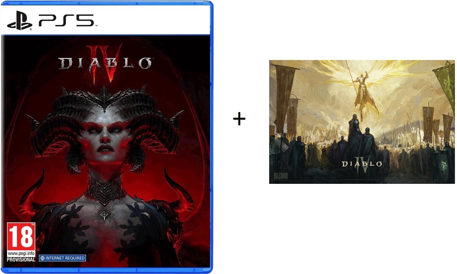 Diablo IV (4) + Lithograph (русская версия) (PS5)