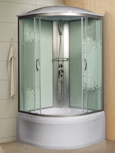 Душевая кабина River MOHOMAX 100/24 C M3 , стекло прозрачное с рисунком