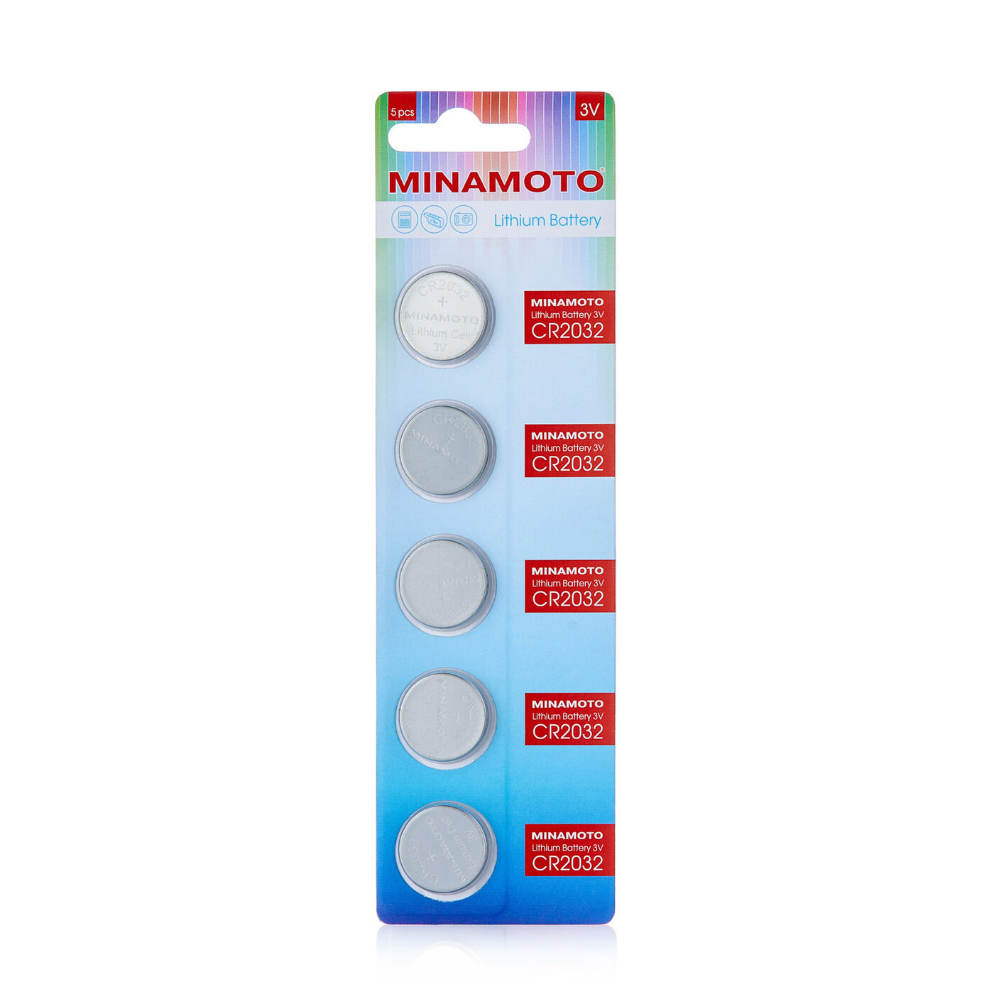 Minamoto. Батарейка литиевая CR-2032. 5шт