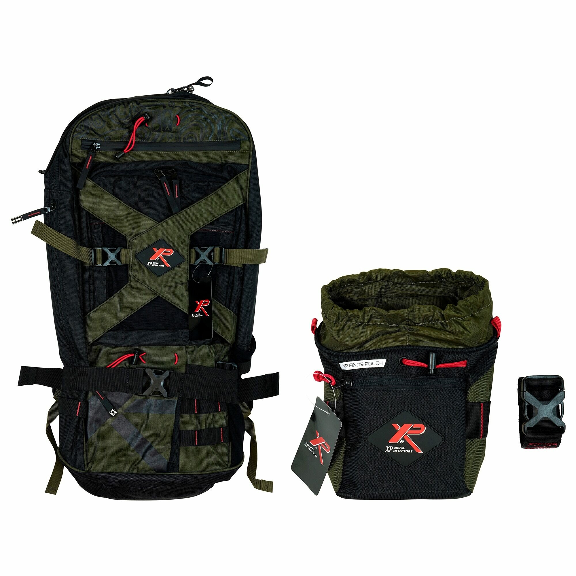Рюкзак XP Backpack 280 для металлоискателя Deus / ORX и фирменных аксессуаров + сумка для находок XP Finds Pouch Kit (XP-280)