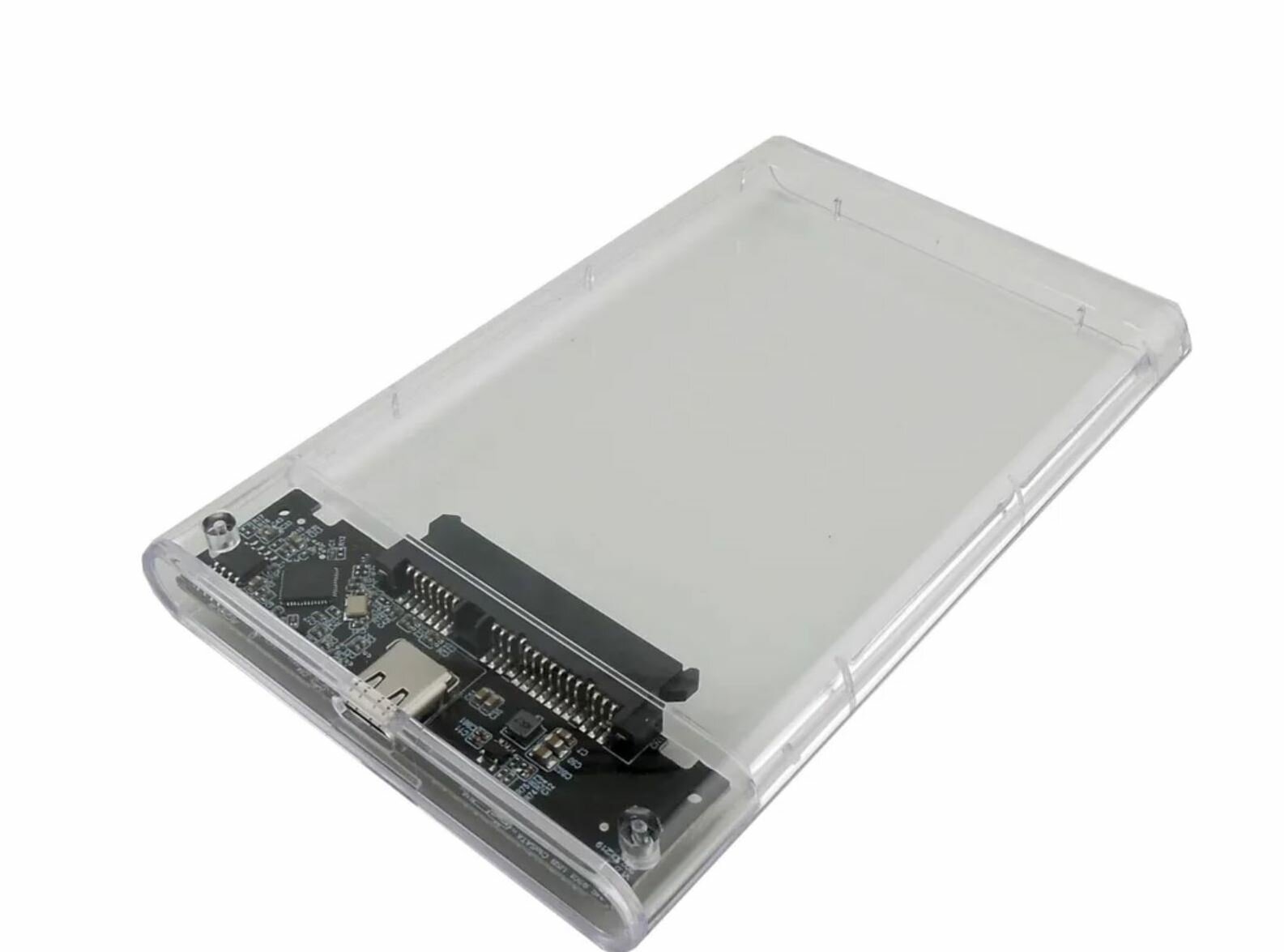 Бокс для жесткого диска 2.5" - USB 3.1 Type-C 8Tb (прозрачный)