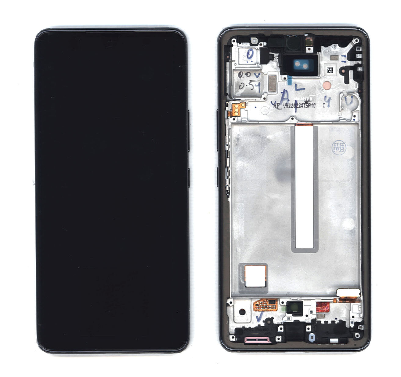 Дисплей для Samsung Galaxy A53 SM-A536 в сборе с тачскрином и рамкой черный