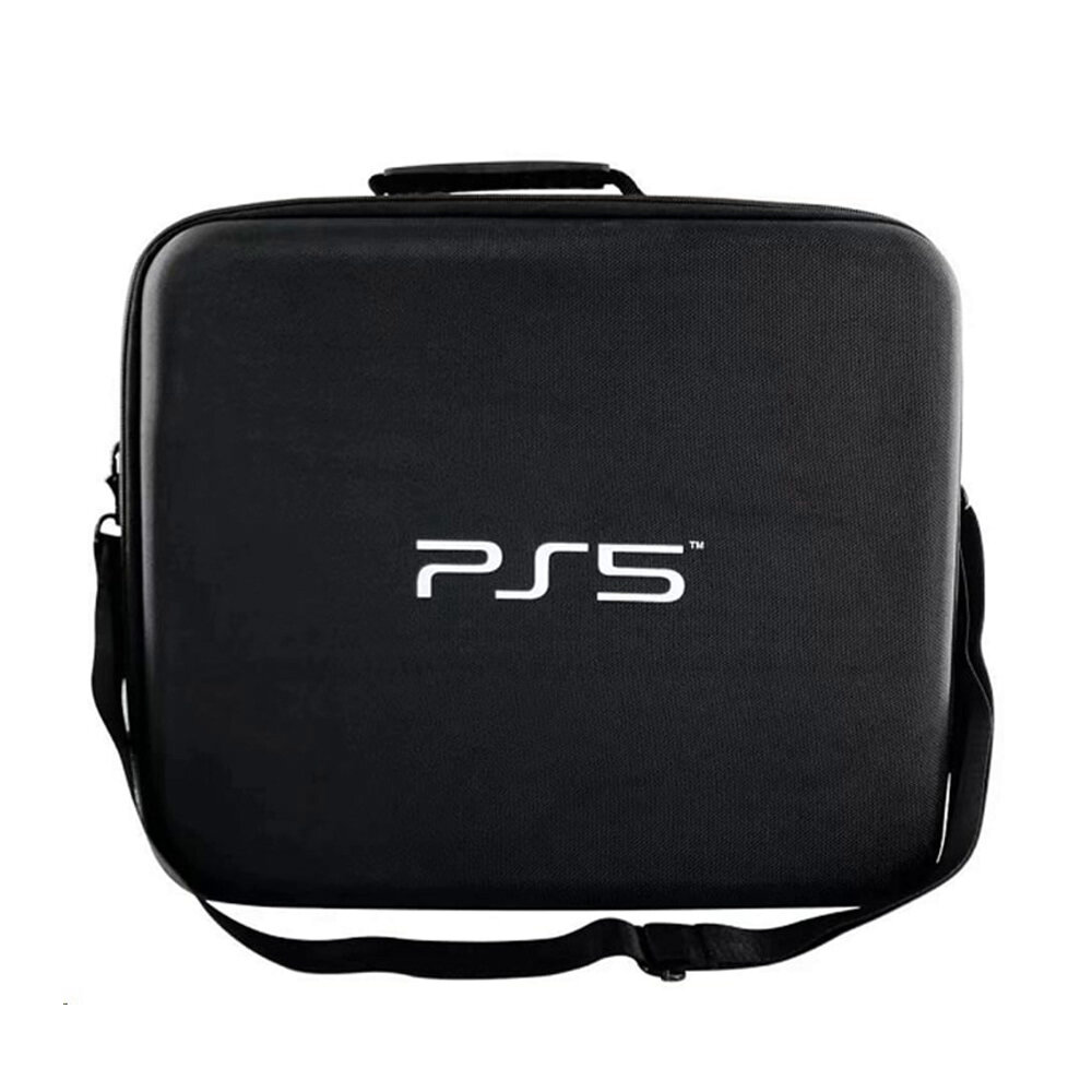 Сумка для консоли PlayStation 5 и геймпадов (Черная) (PS5)