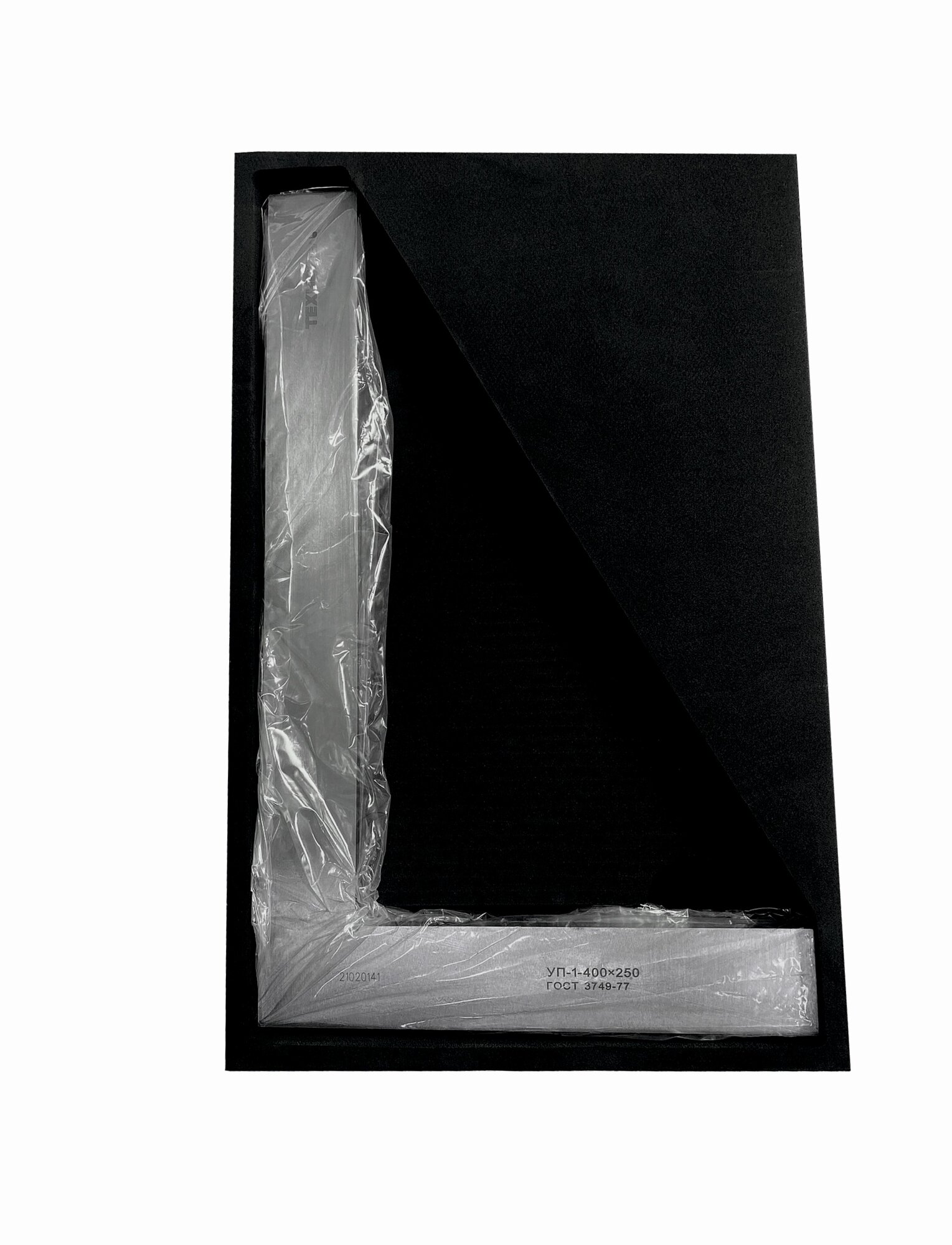 Угольник поверочный плоский УП-1-400 (400х250), ТехноСталь, ГОСТ 3749-77, F146029