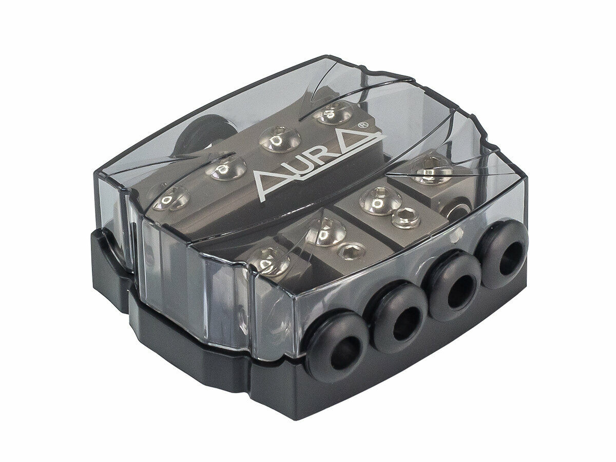 Держатель на 4 предохранителя AurA FHM-4148 (miniANL, никель)
